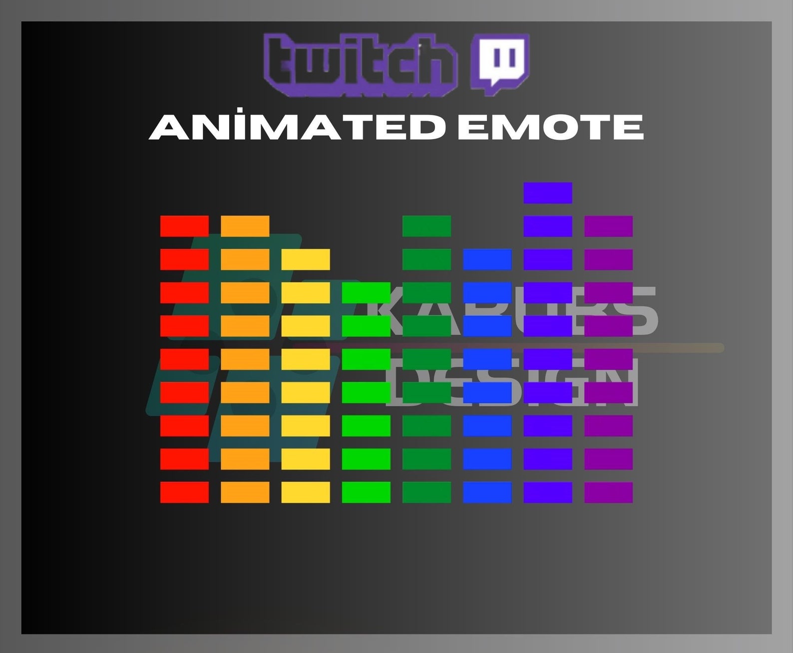 Animated Twitch, Kick Emote, Equalizer Emote, Music Emote, Equalizer ...
