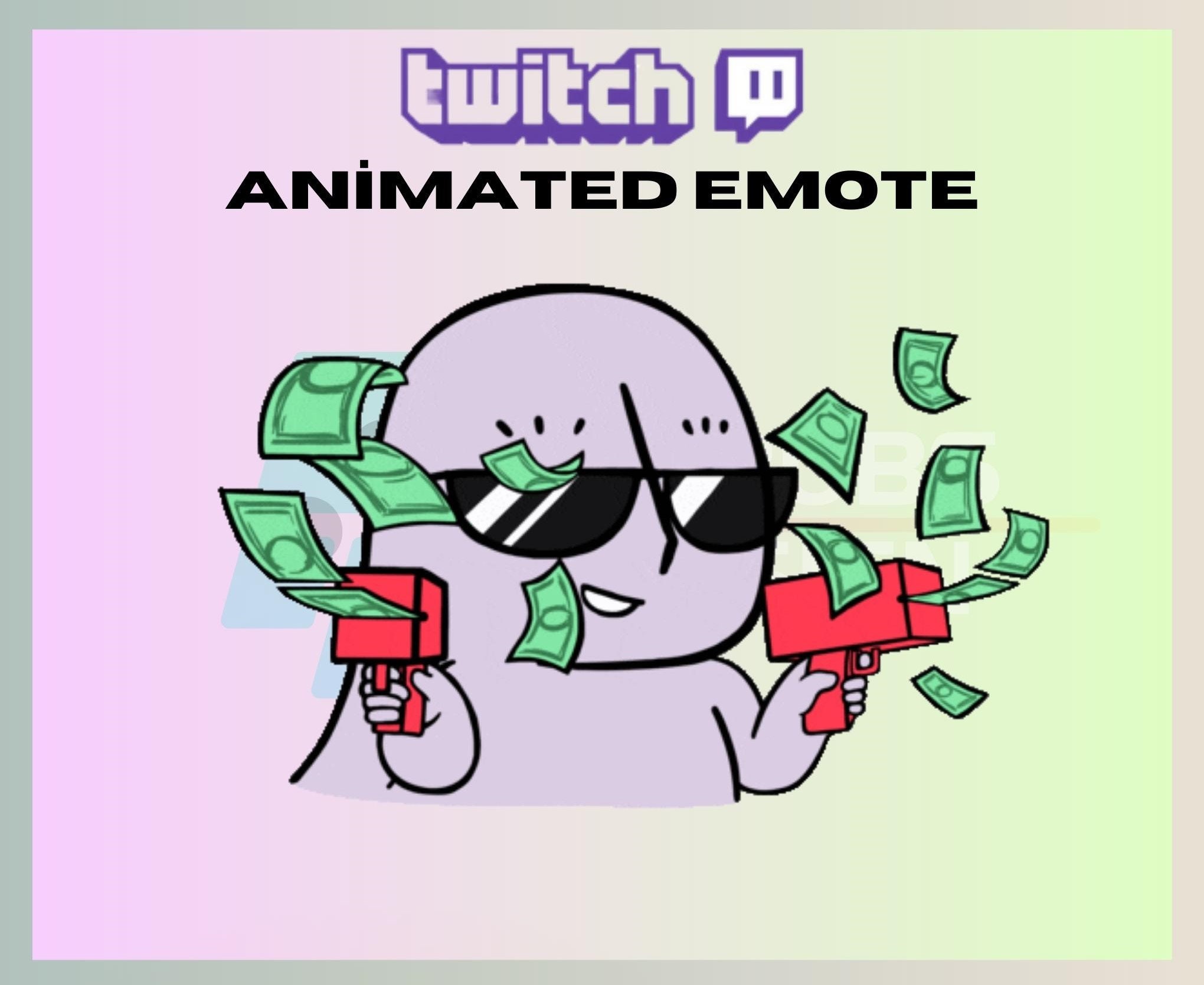 Animated Twitch Emote, Monster Donation Emote, Dono Emote, Money Emote ...