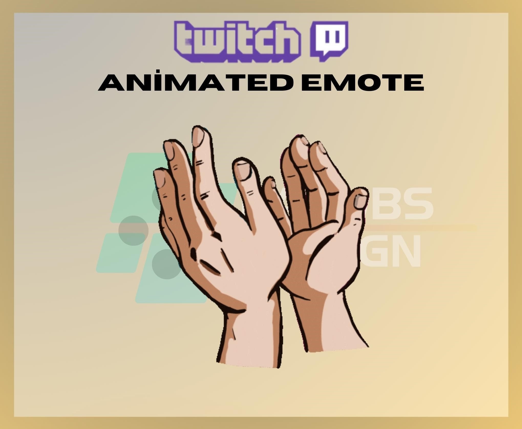 Animated Twitch Emote, Clapping Hands Emote, Applause Emote, Good Job ...
