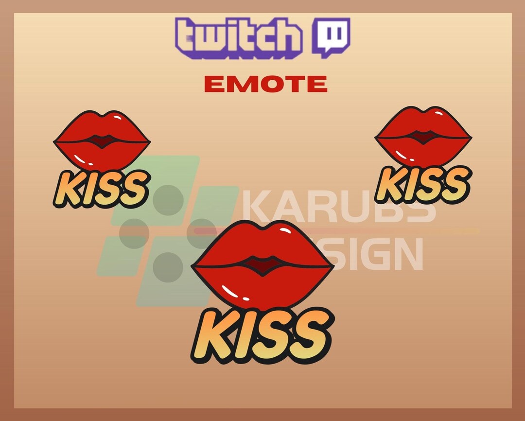 1 Twitch Emote, Sexy Kiss Emote, Kiss Emote, Thicc Emote, Lewd Emote ...
