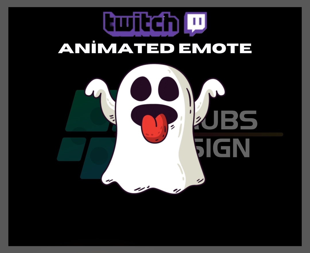 Animated Twitch, Kick Emote, Ghost Animated Emote, Halloween Emote ...