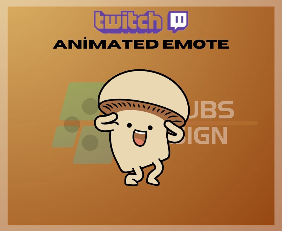 Animated Twitch, Kick Emote, Mushroom Emote, Dancing Emote, Cute Emote ...