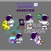 30 Twitch Emotes, Astronaut Emote Pack, Space, Dab,astronaut,planets ...