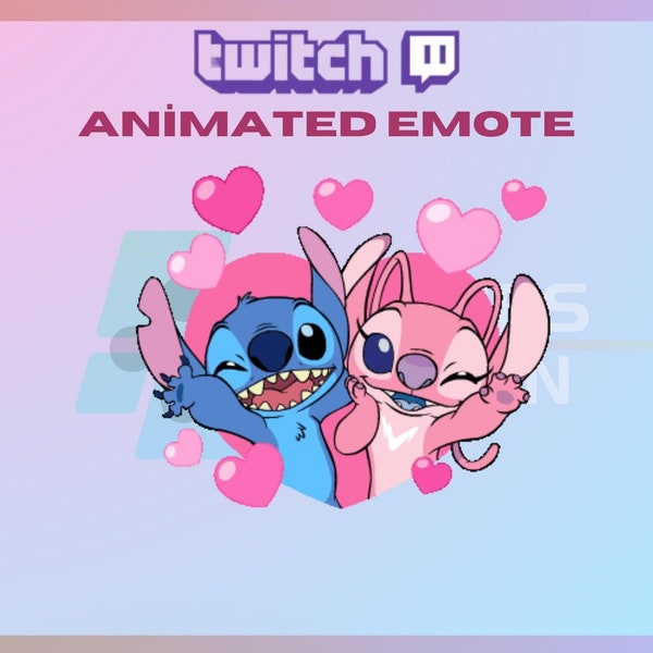 Lilo and Stitch Animated Emotes - Etsy