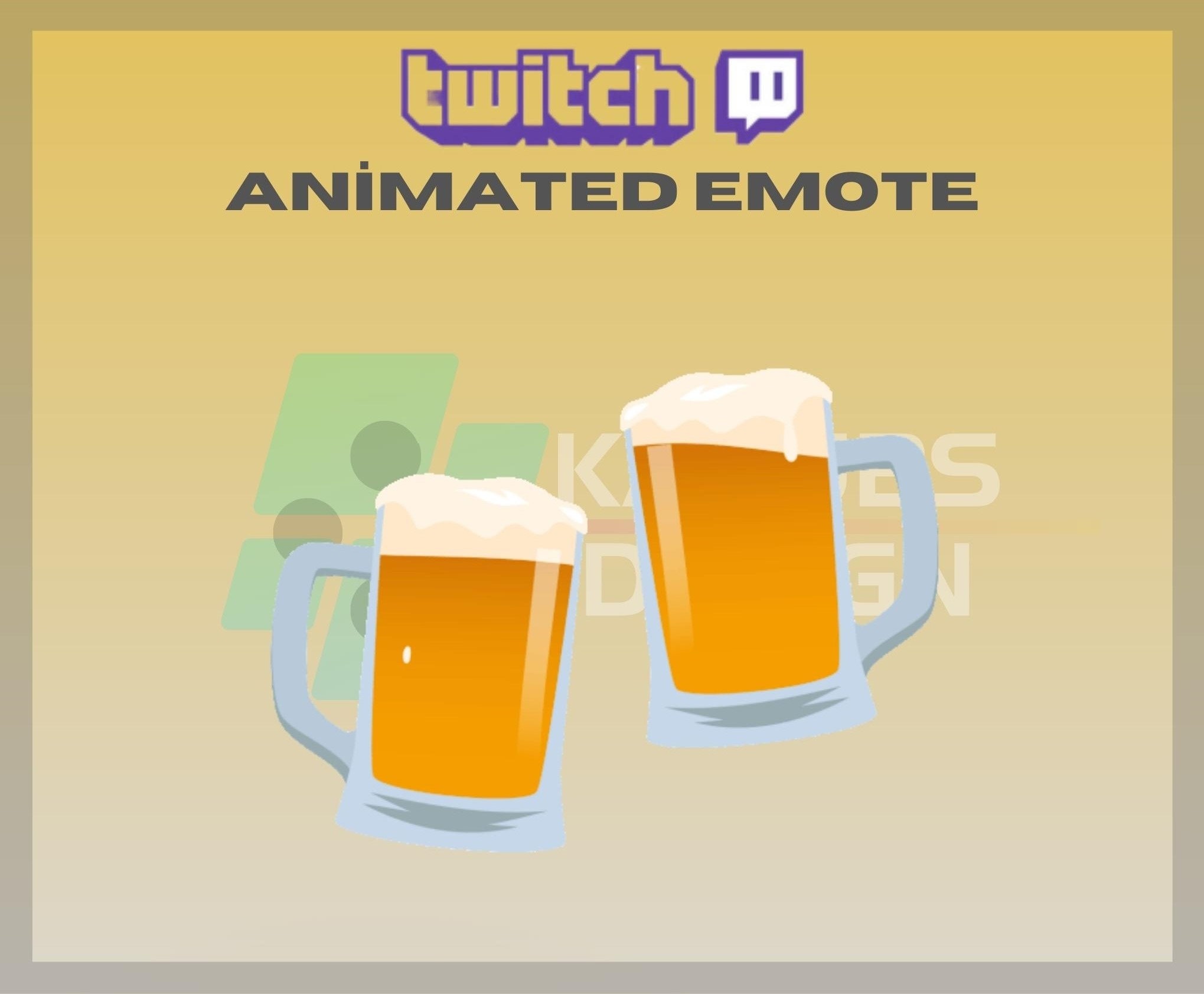 Animated Twitch Emote, Cheers Emote, Beer Emote, Drink up Emote, Refuel ...