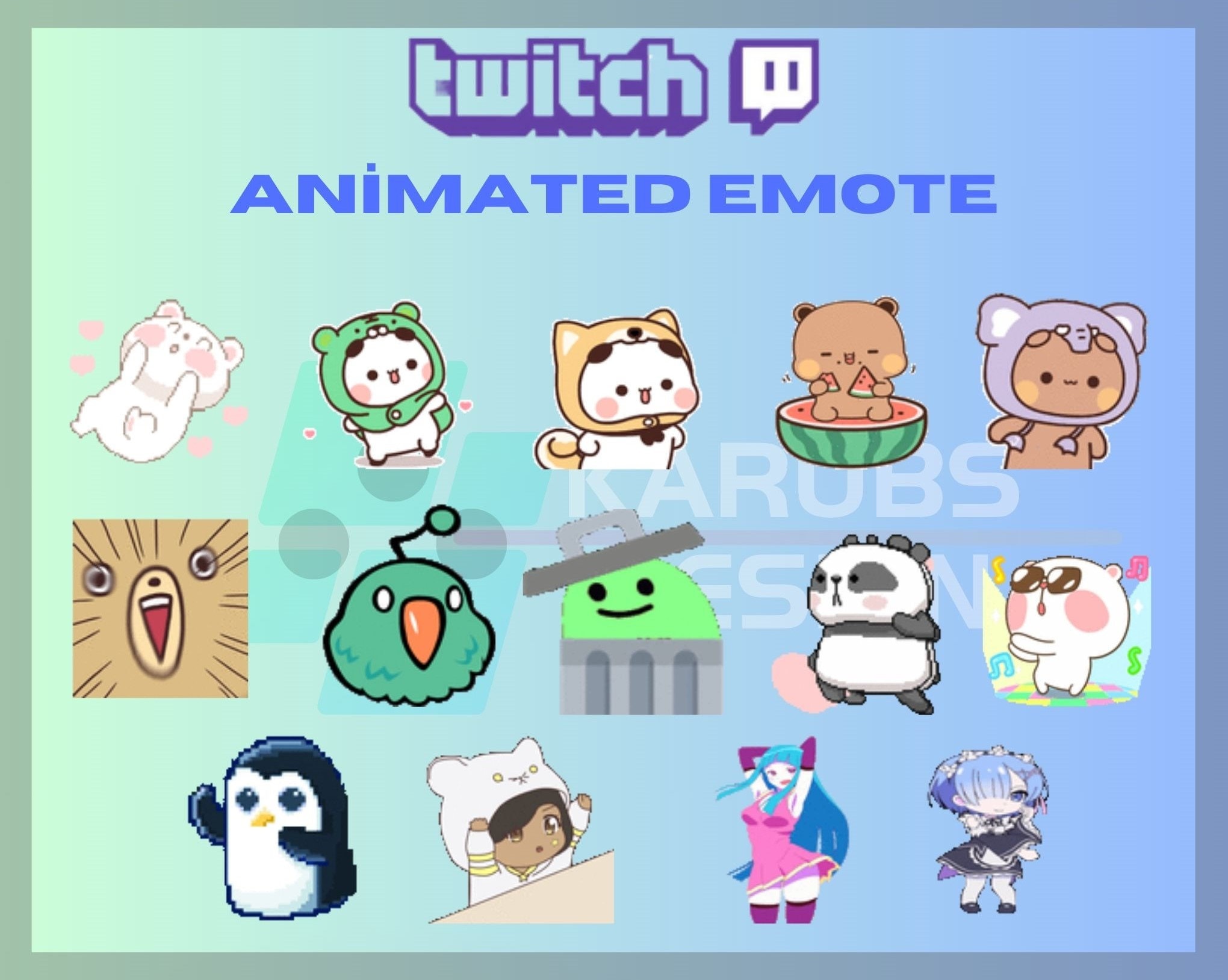Animated Twitch, Kick Emote, Dance Emotes Pack, Meme Emote, Cute Emote ...