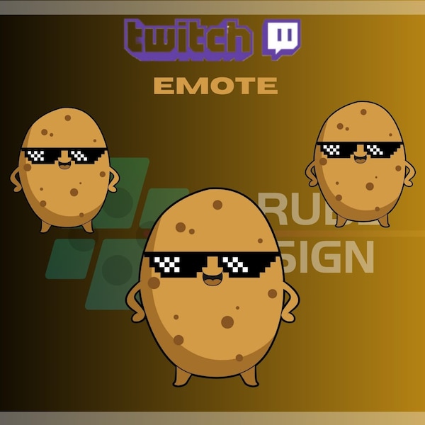 Potato Emotes - Etsy