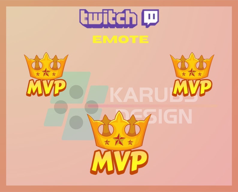 1 Twitch Emote, MVP the King Emote, Crown Emote, Community Emote, King ... 1 Twitch Emote, MVP the King Emote, Crown Emote, Community Emote, King ...