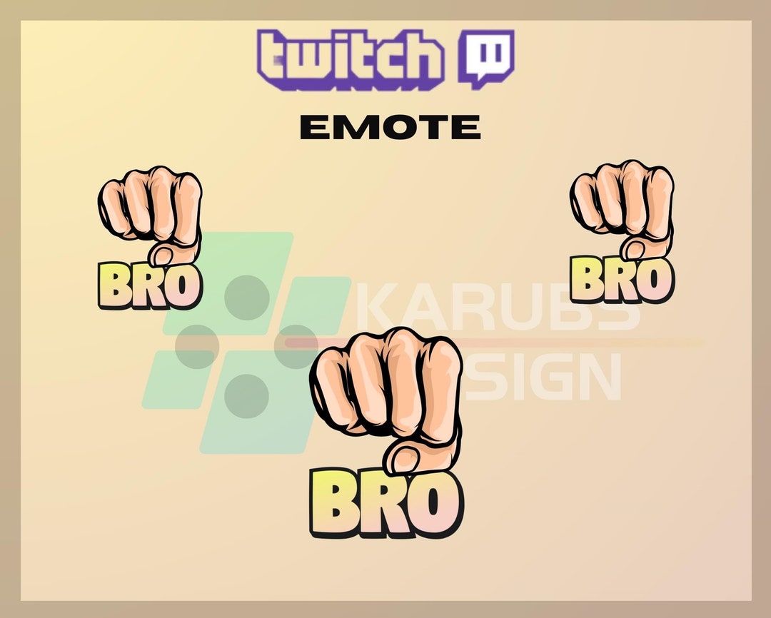 1 Twitch Emote, BRO Emote, Fist Salute Emote, Whatsapp Emote, Whatsapp ...