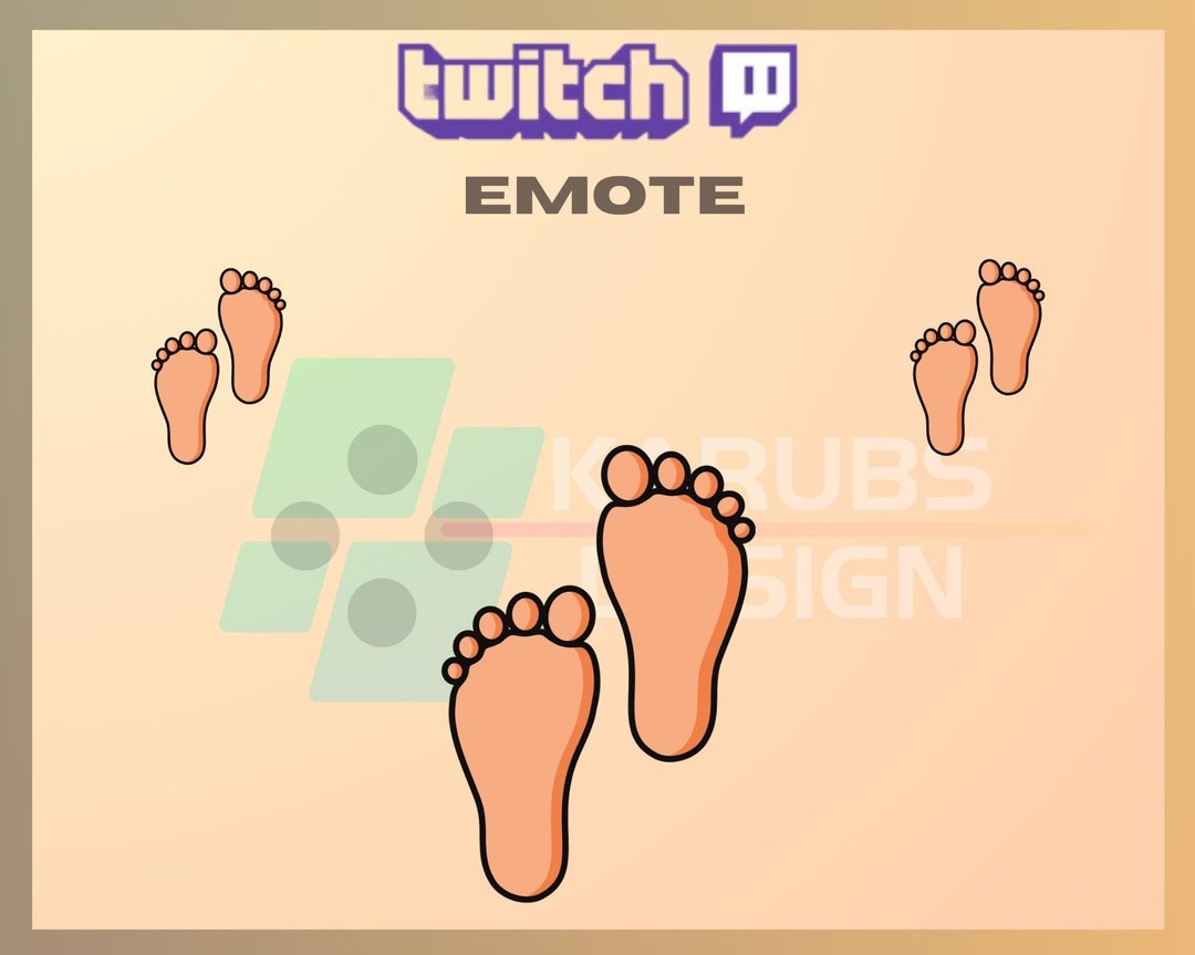 1 Twitch Emotes, Feet Twitch Emote, Funny Emote, Community Emote ...