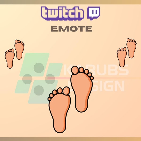 Foot Twitch Emote - Etsy