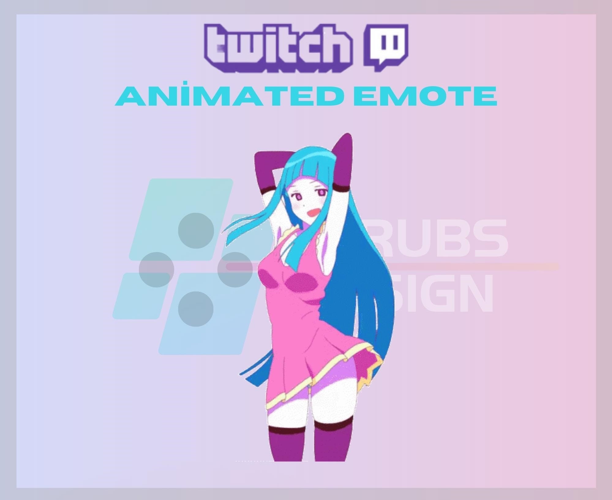 Animated Twitch, Kick Emote, Anime Girl Dancing Emote, Sexy Dancing ...