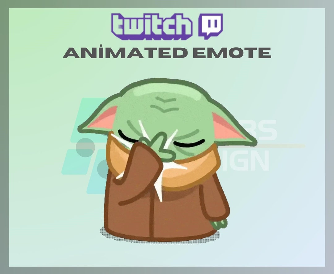 Animated Twitch, Kick Emote, Baby Yoda Smack Emote, Smack Head Emote ...