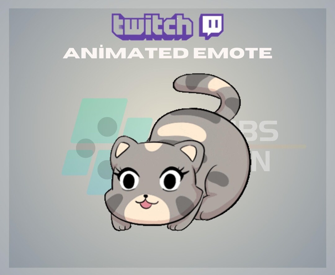 Animated Twitch, Kick Emote, Butt Shaking Cat, Kitten, Twerk Cat Emote ...