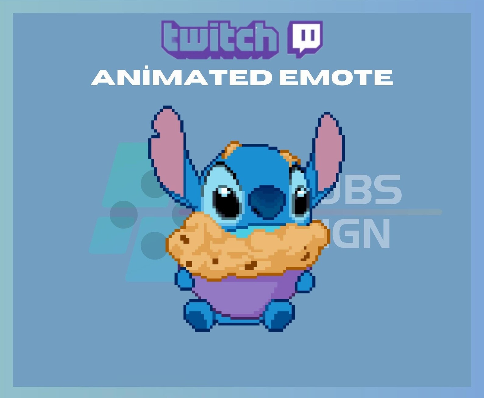 Animated Twitch Emote, Hungry Stitch Emote, Pixel Emote, Cute Emote, Ramen Emote, for Streamers ...