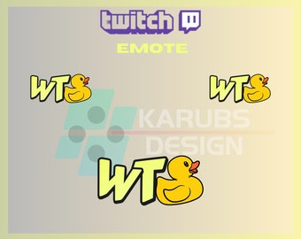 Twitch Emote Was die Ente - Etsy.de