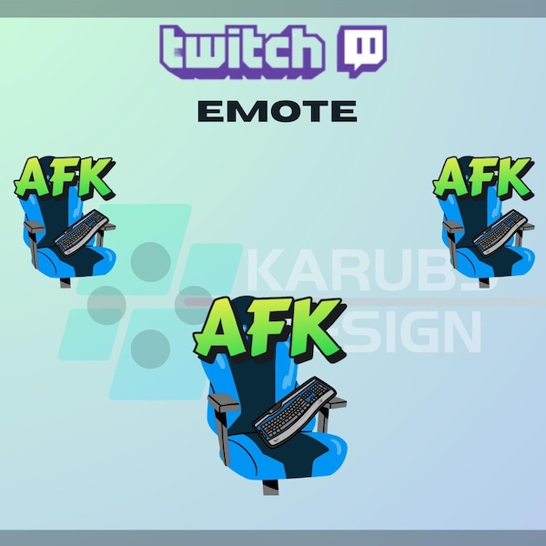 Afk Twitch Emote - Etsy