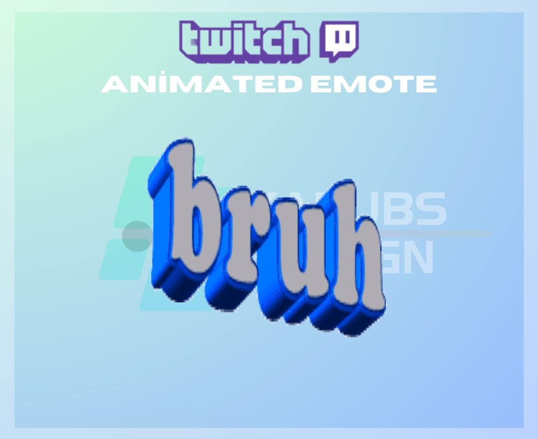 Animated Twitch Emote, Bruh Emote, Cute Emote, Text Emote, Spin Emote ...