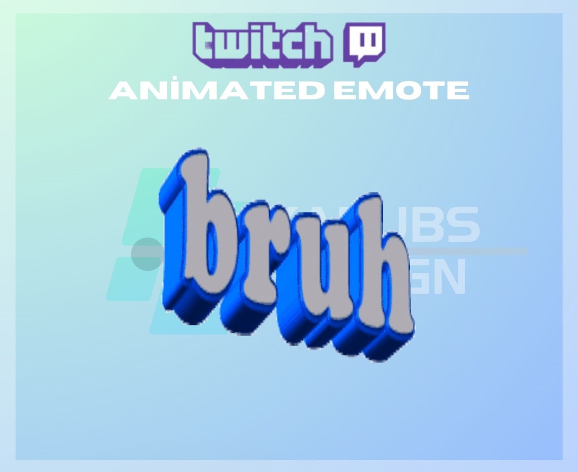 Animated Twitch Emote, Bruh Emote, Cute Emote, Text Emote, Spin Emote ...