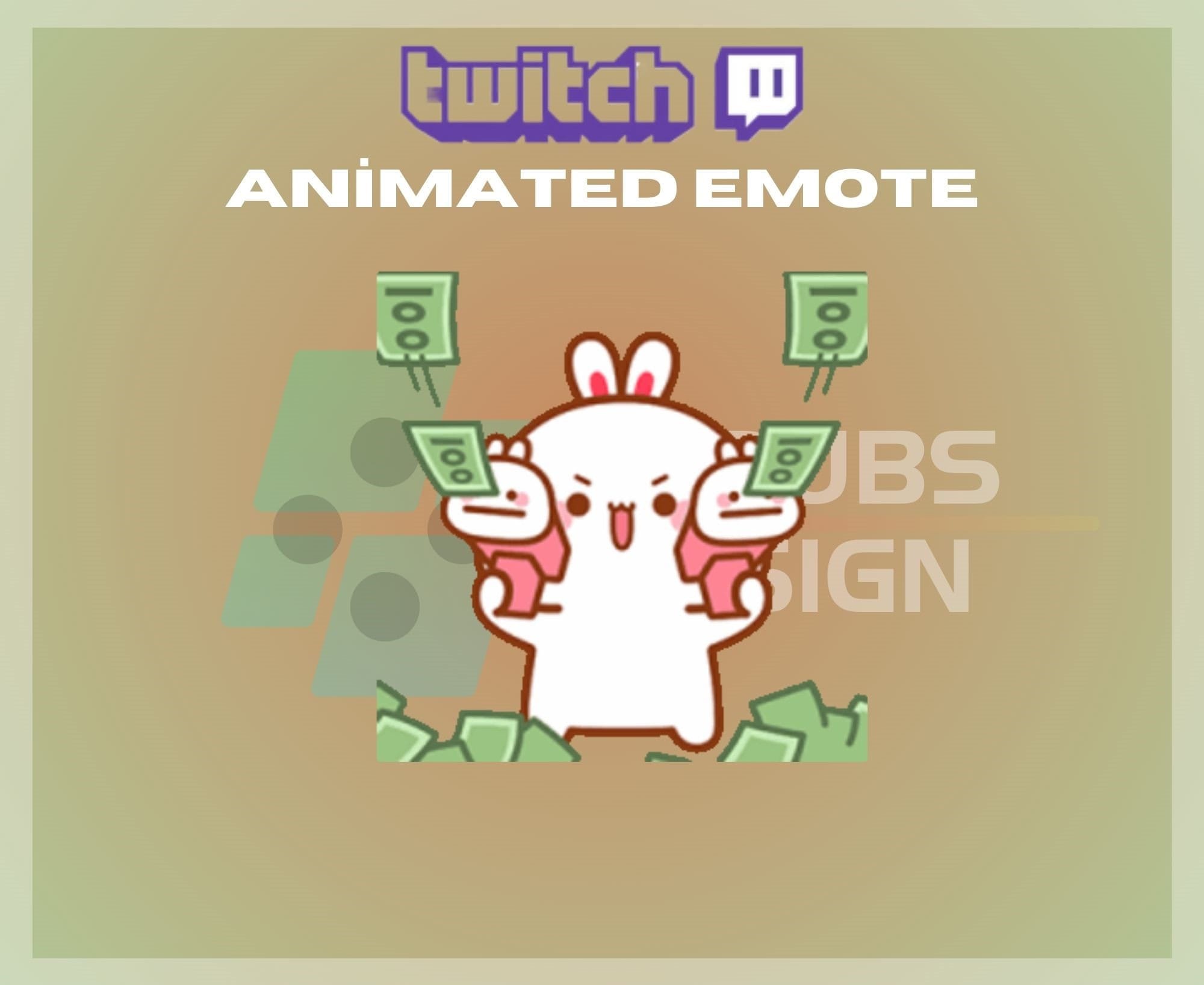 Animated Twitch, Kick Emote, Donate Emote, Cute Emote, Donations Emote ...