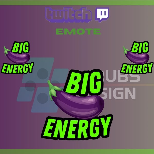 Big Energy Emote - Etsy