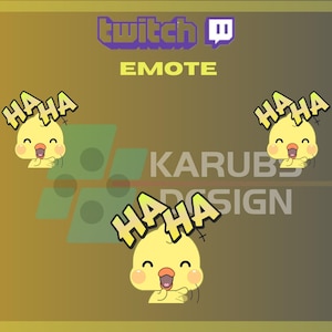 1 Twitch Emotes, Hahaha Duck Emote, Duck Emote, Hahaha Emote, Funny ...
