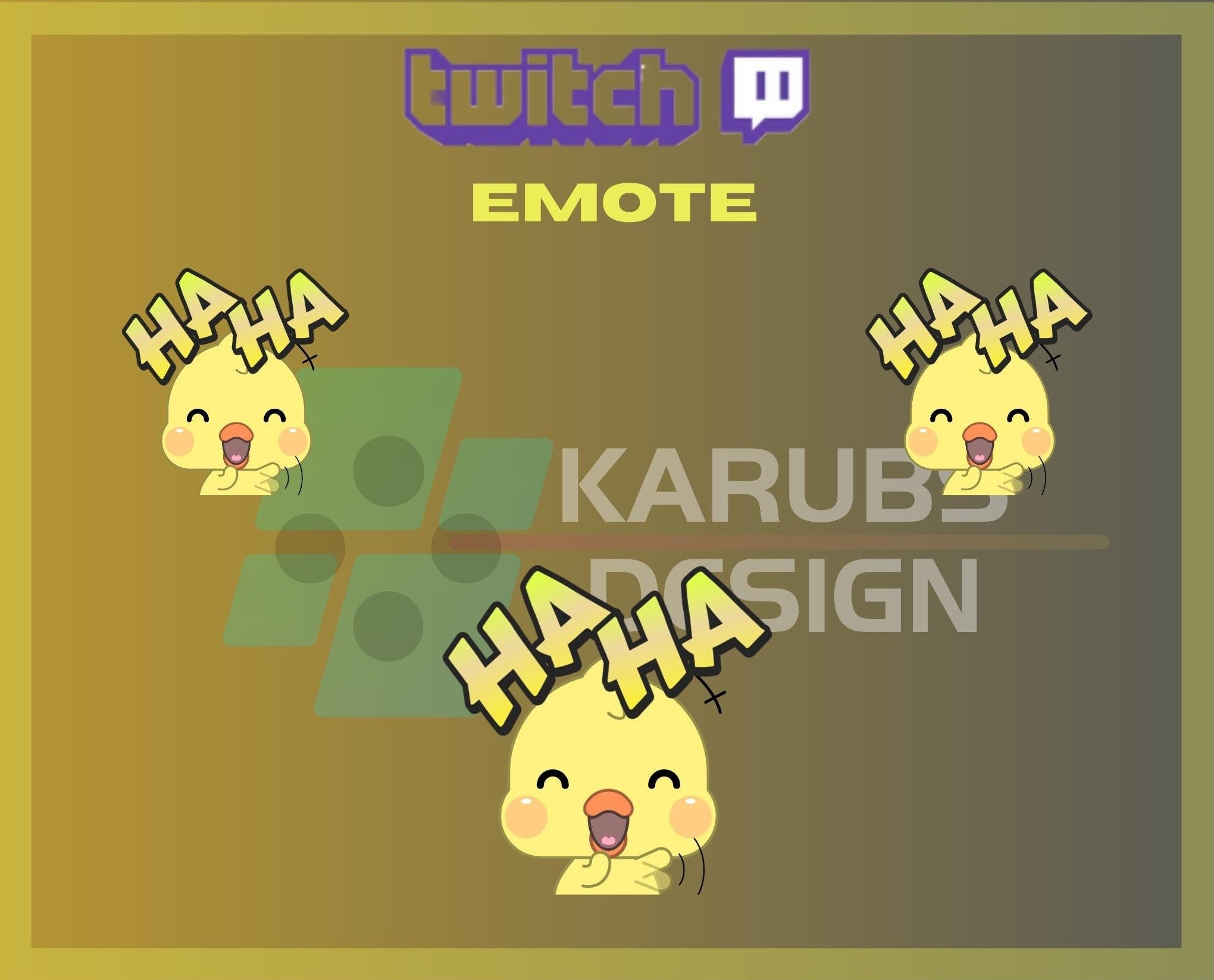 1 Twitch Emotes, Hahaha Duck Emote, Duck Emote, Hahaha Emote, Funny ...