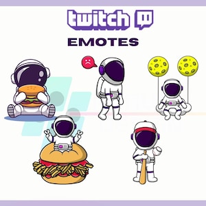 30 Twitch Emotes, Astronaut Emote Pack, Space, Dab,astronaut,planets ...
