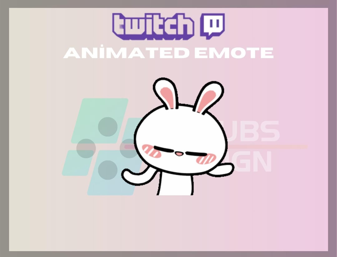 Animated Twitch, Kick Emote, Bunny Emote, Crazy Dance Emote, Cool Dance ...
