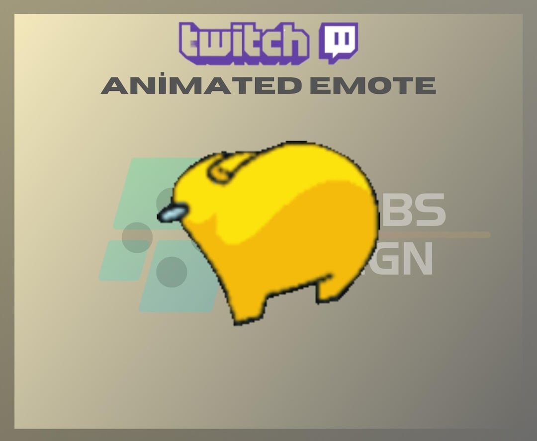 Animated Twitch, Kick Emote, Among Us Butt Wiggle Emote, Cute Emote ...
