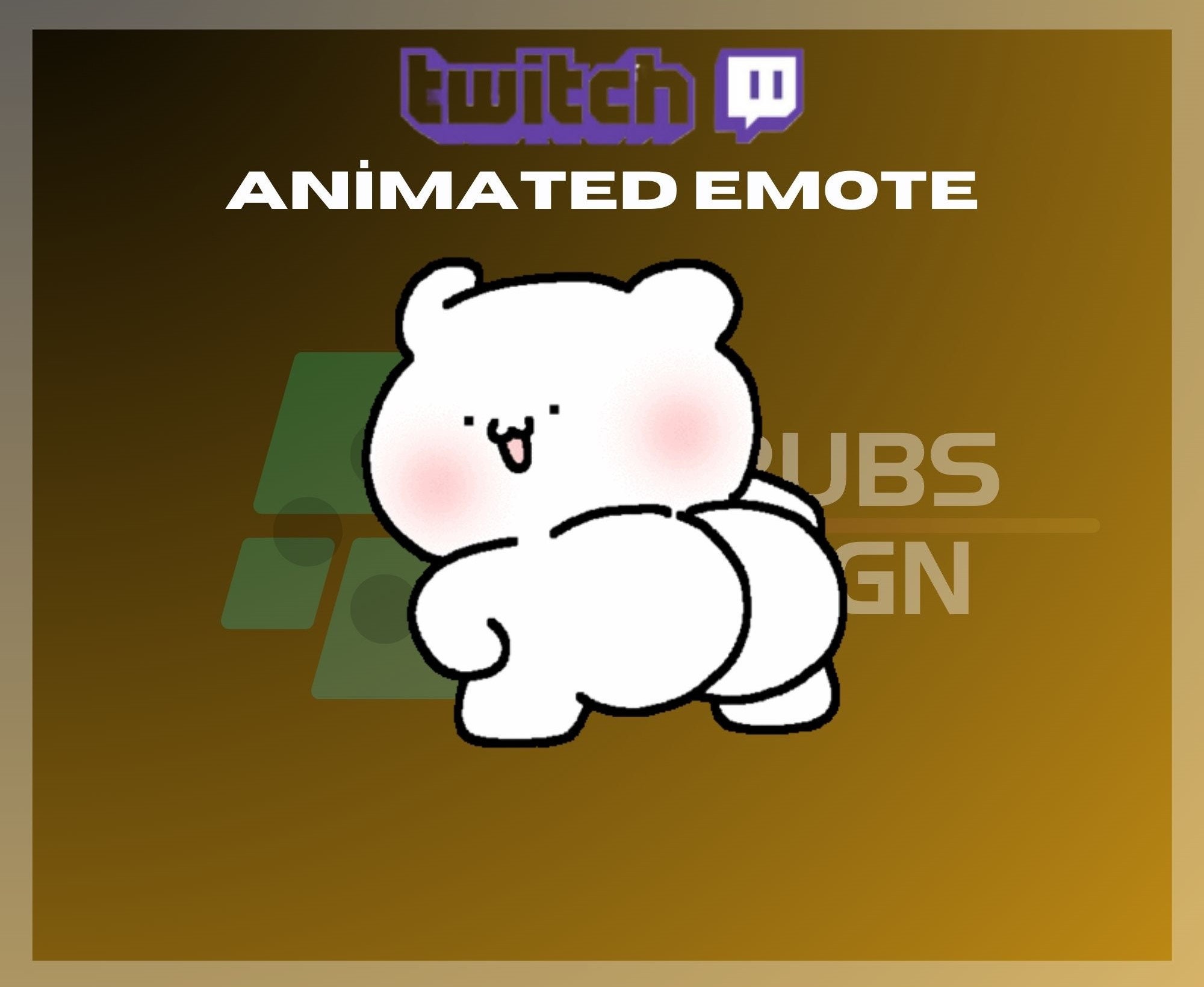 Animated Twitch Emote, Bear Dance Emote, Twerking Emote, Cute Emote ... Animated Twitch Emote, Bear Dance Emote, Twerking Emote, Cute Emote ...