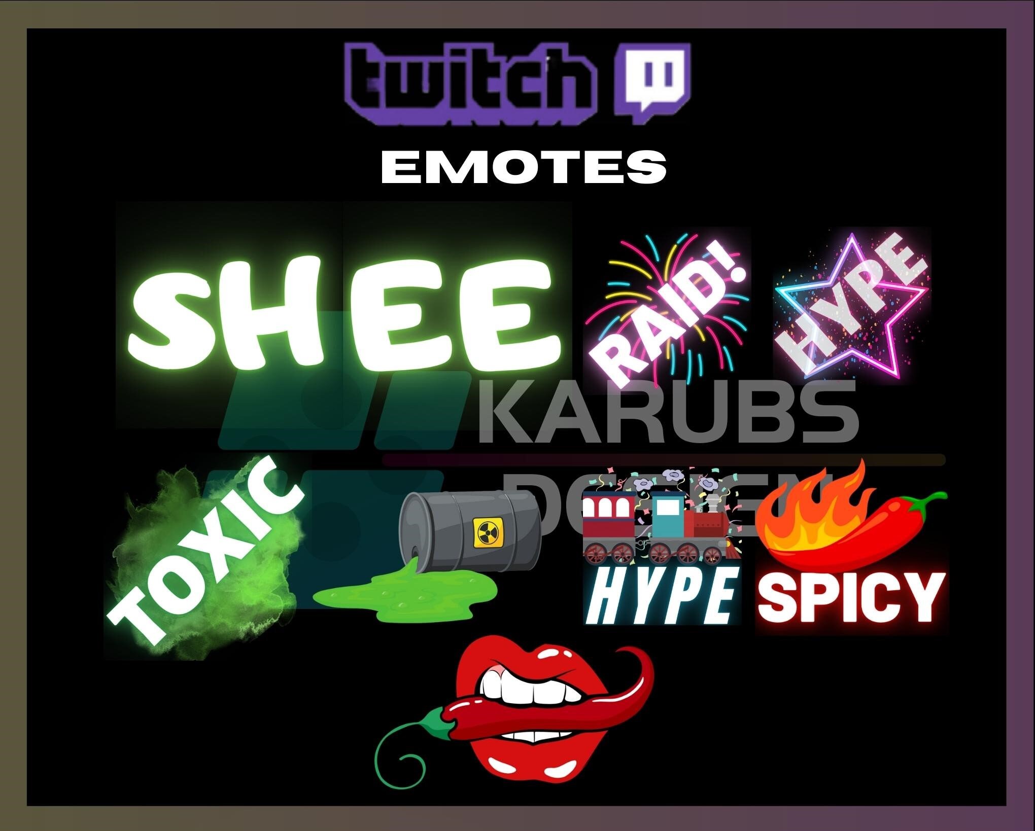 9 Twitch Emotes, Text Emotes, Funny Emotes, Kawaii Emote, Emote Pack ...