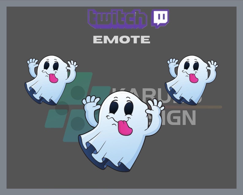 1 Twitch Emotes, Ghost Emote, Funny Emote, Spooky Emote, Halloween ...