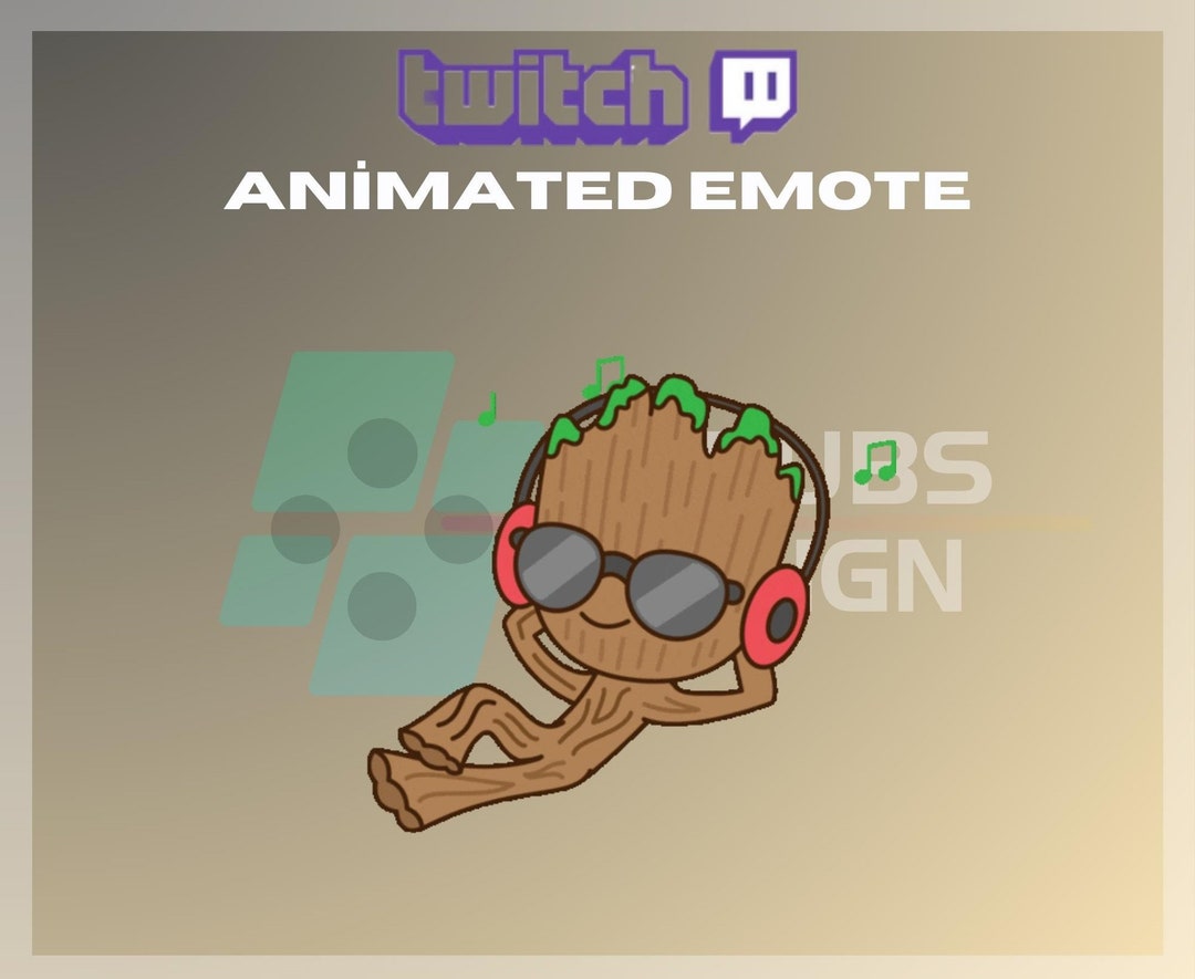 Animated Twitch, Kick Emote, Tree Man Emote, Love Music Emote, Cool ...