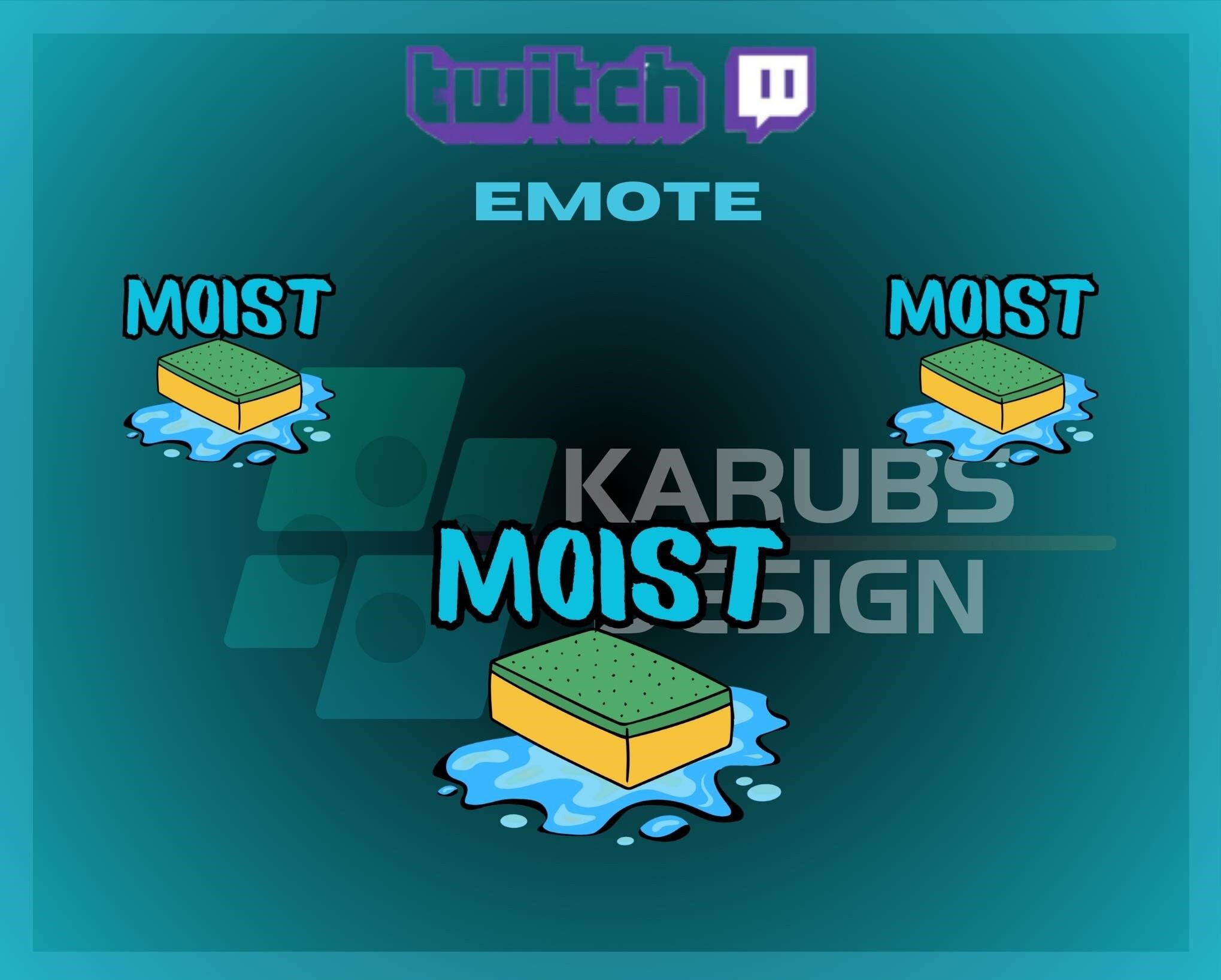 1 Twitch Emote, Moist Emote, Funny Emote, Discord Emotes, Twitch ...