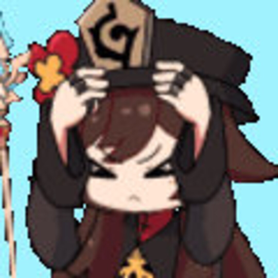 Genshin Impact Hutao Bonk Animated Emote Anime Twitch Emote - Etsy Canada