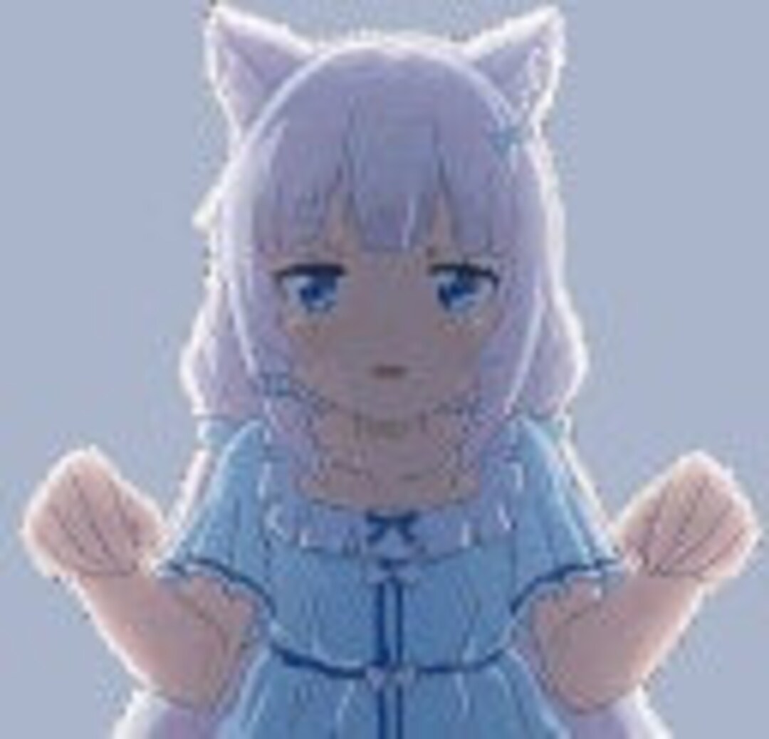ANIMATED Anime Neko Girl Grabby Hands Emote Twitch or Discord, Kawaii ...