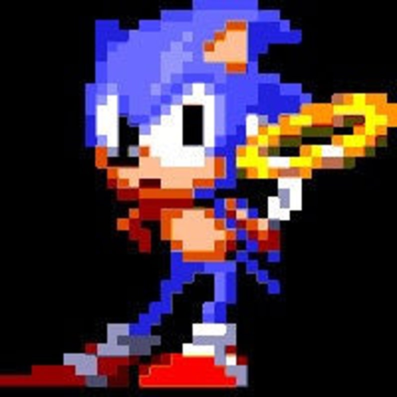 ANIMATED Sonic the Hedgehog Ring Emote Twitch or Discord, Kawaii Emotes ...