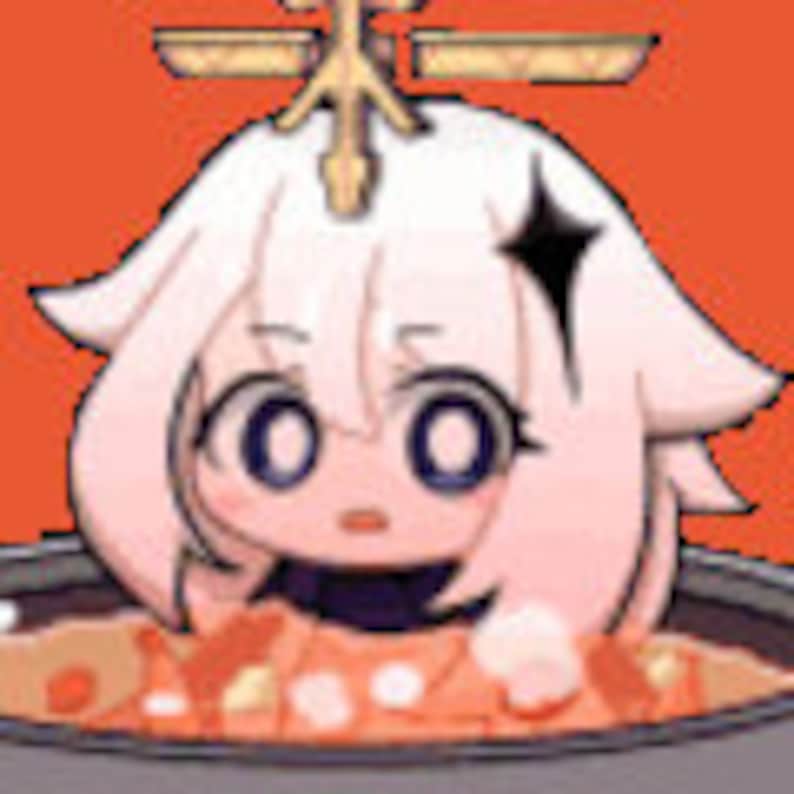 Genshin Impact Paimon Emergency Food Animated Emote - Anime Twitch ...