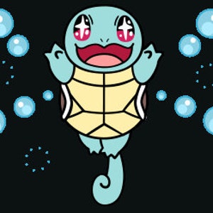 Animated Pokemon Happy Squirtle Emote - Twitch - Etsy