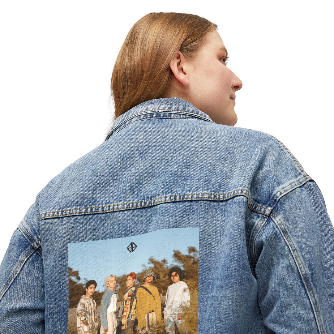 SB19 Stylish Women's Denim Jacket With a Dreamy, Nature-inspired Design ...
