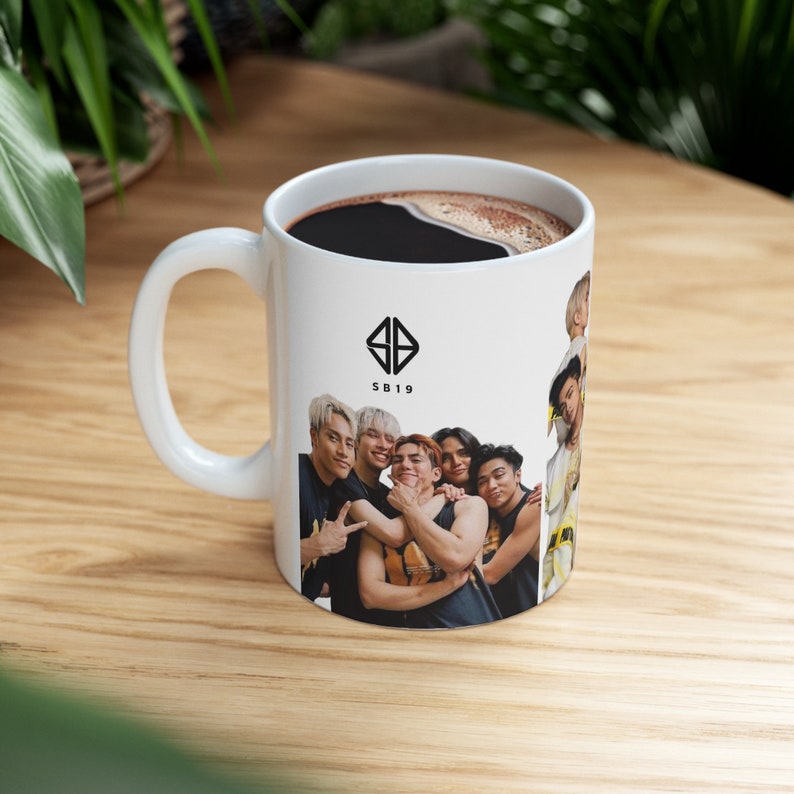 SB19 Mug, 3 Group Images of SB19 All Printed on 1 Mug, A'TIN GIFT, SB19 ...
