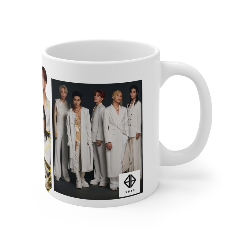 SB19 Mug, 3 Group Images of SB19 All Printed on 1 Mug, A'TIN GIFT, SB19 ...