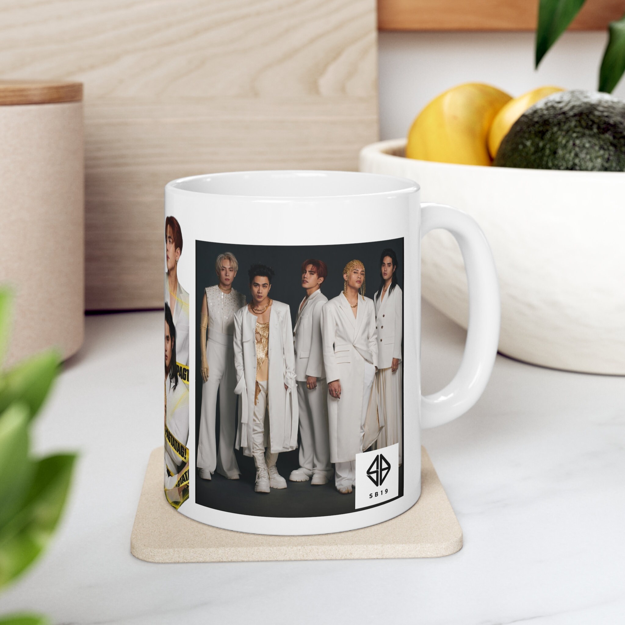 SB19 Mug, 3 Group Images of SB19 All Printed on 1 Mug, A'TIN GIFT, SB19 ...