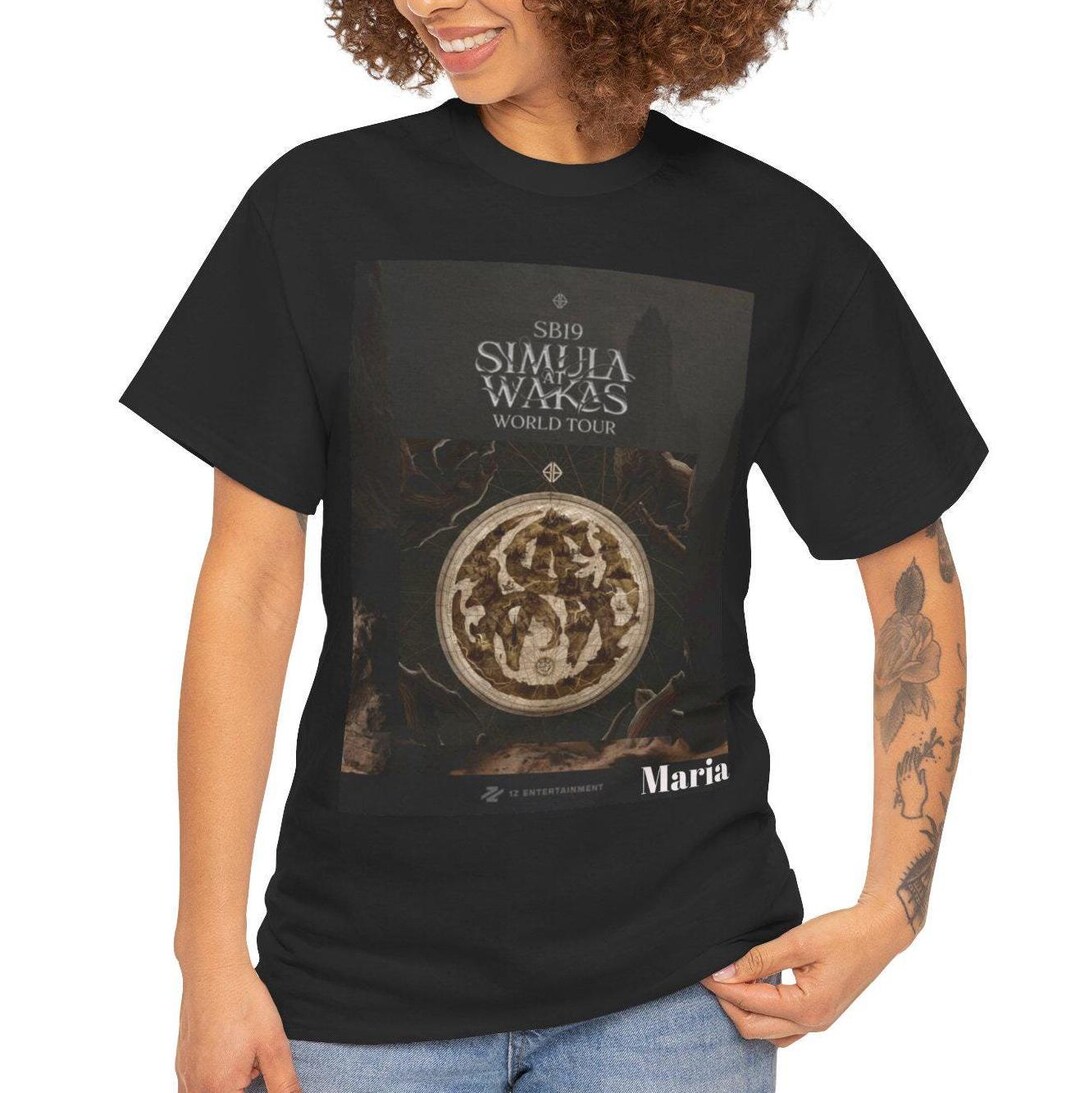 Sb19 Personalized SAW World Tour Concert Shirt, Simula at Wakas Concert ...