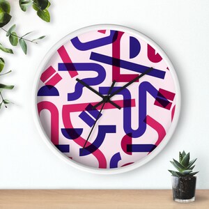 Abstract Beauty || Wall Clock, Modern Design Unique Wall Clock ...