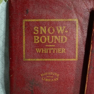 Vintage Set 5 Little Leather Library Books in Poor Condition-miniature ...