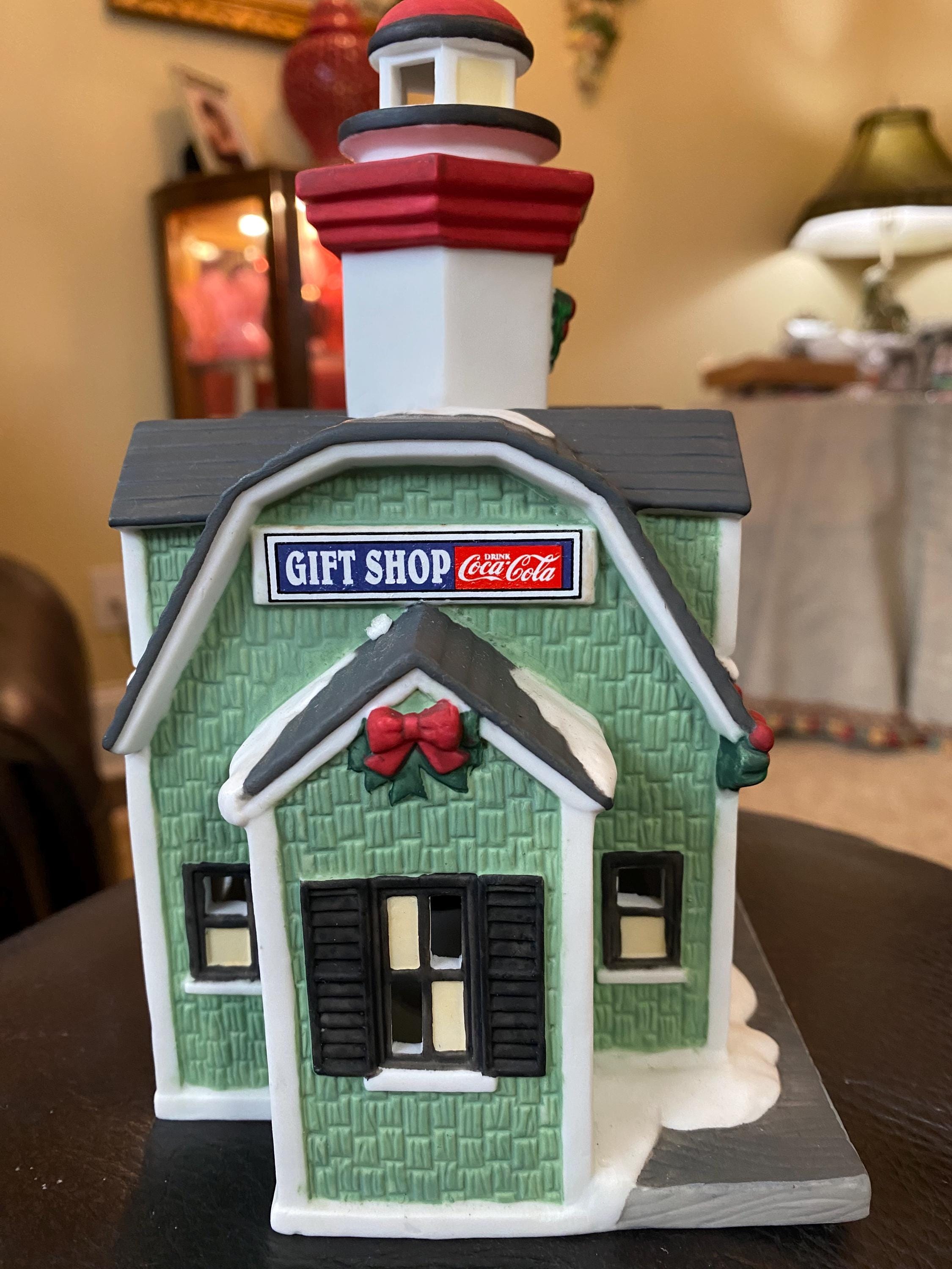 Dept.56 Coca-cola the LIGHTHOUSE GIFT Shop-town Square Collection-coca ...
