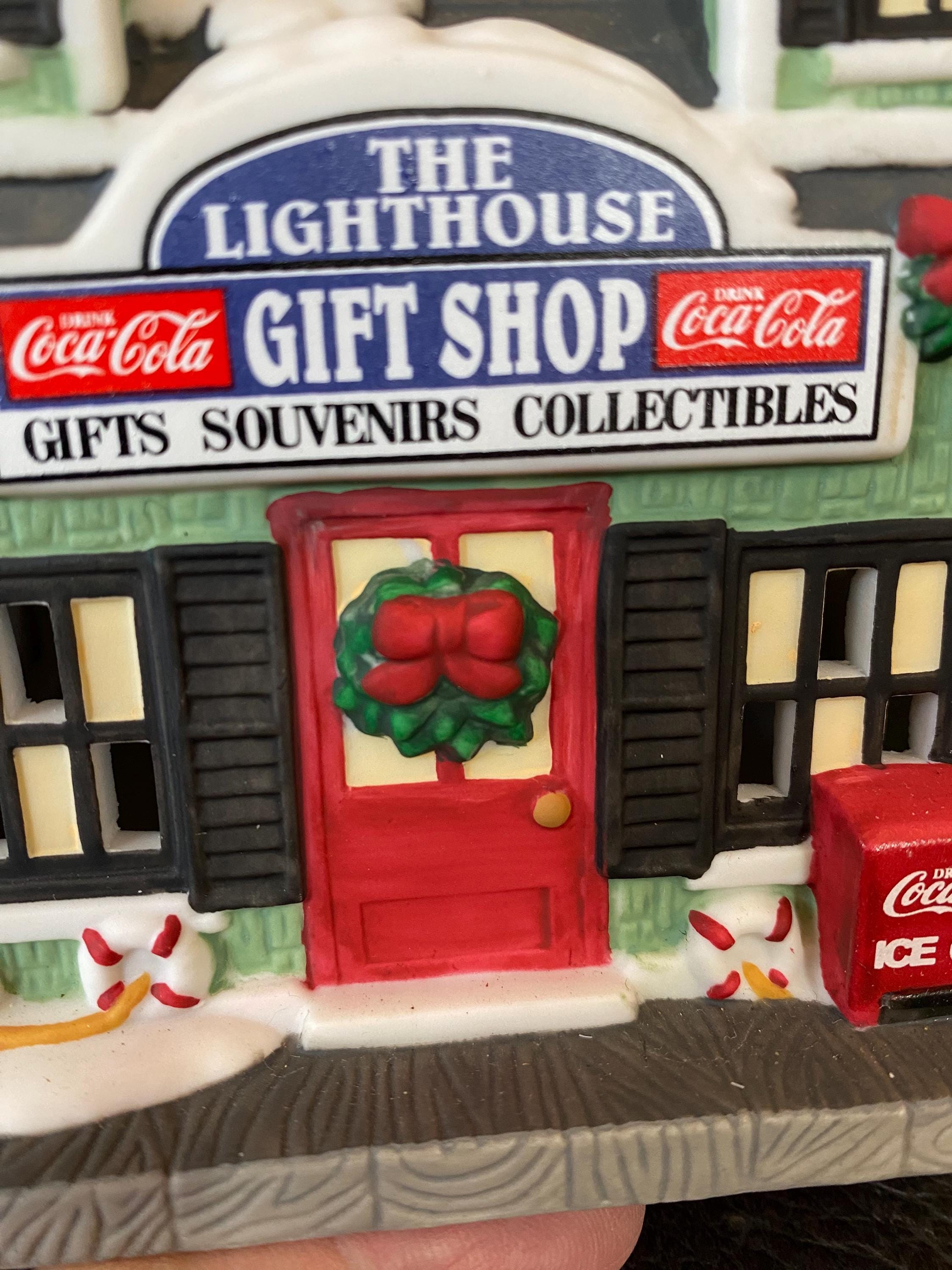 Dept.56 Coca-cola the LIGHTHOUSE GIFT Shop-town Square Collection-coca ...