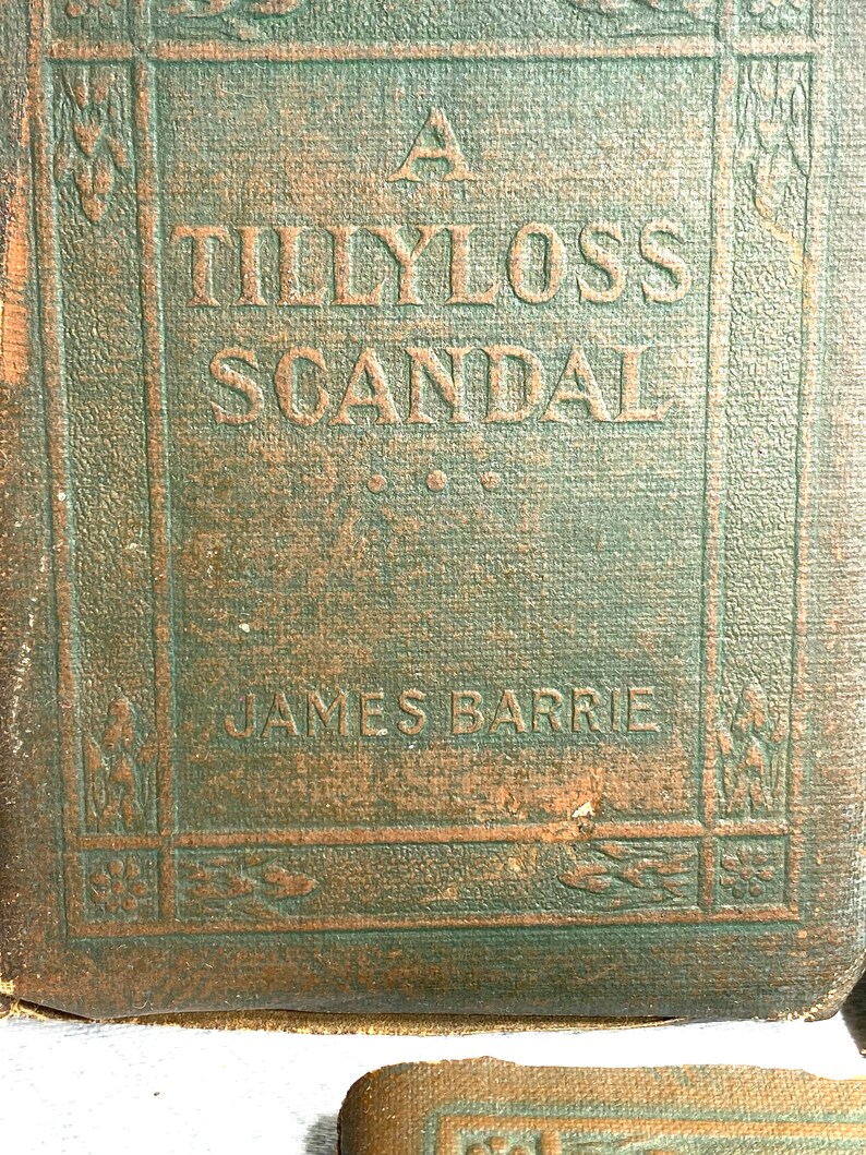 Vintage Set 5 Little Leather Library Books in Poor Condition-miniature ...